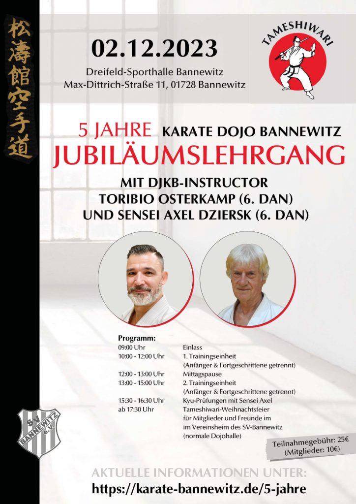 5 Jahre Dojo Tameshiwari - Tameshiwari